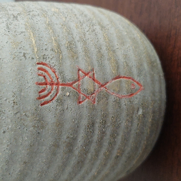 Vintage | Accents | Vintage Clay Pottery Pot Religious Jewish Christian ...